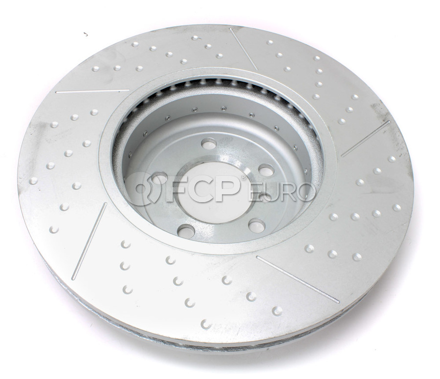 BMW Brake Disc Dimple and Slotted - Genuine BMW 34106797603 | FCP Euro